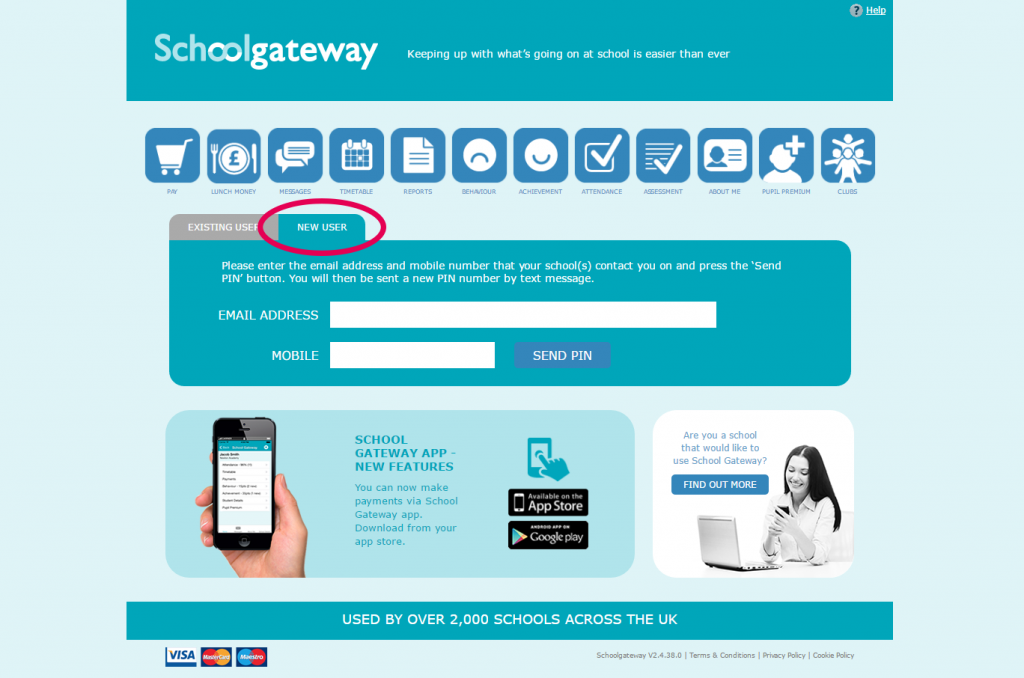 new-user-screenshot - School Gateway